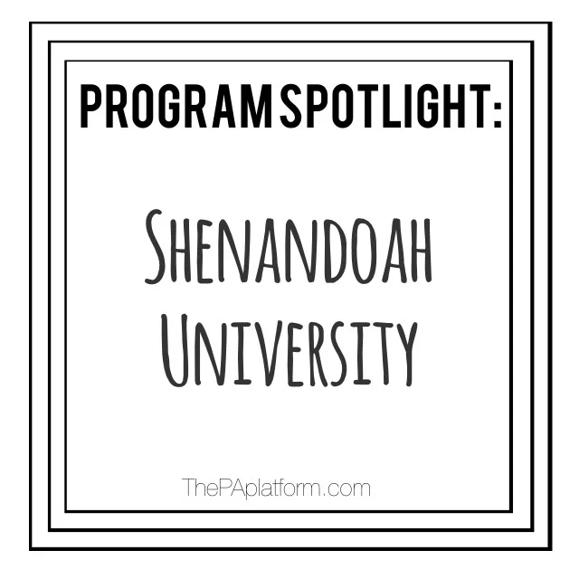 Program Spotlight: Shenandoah University | The PA Platform